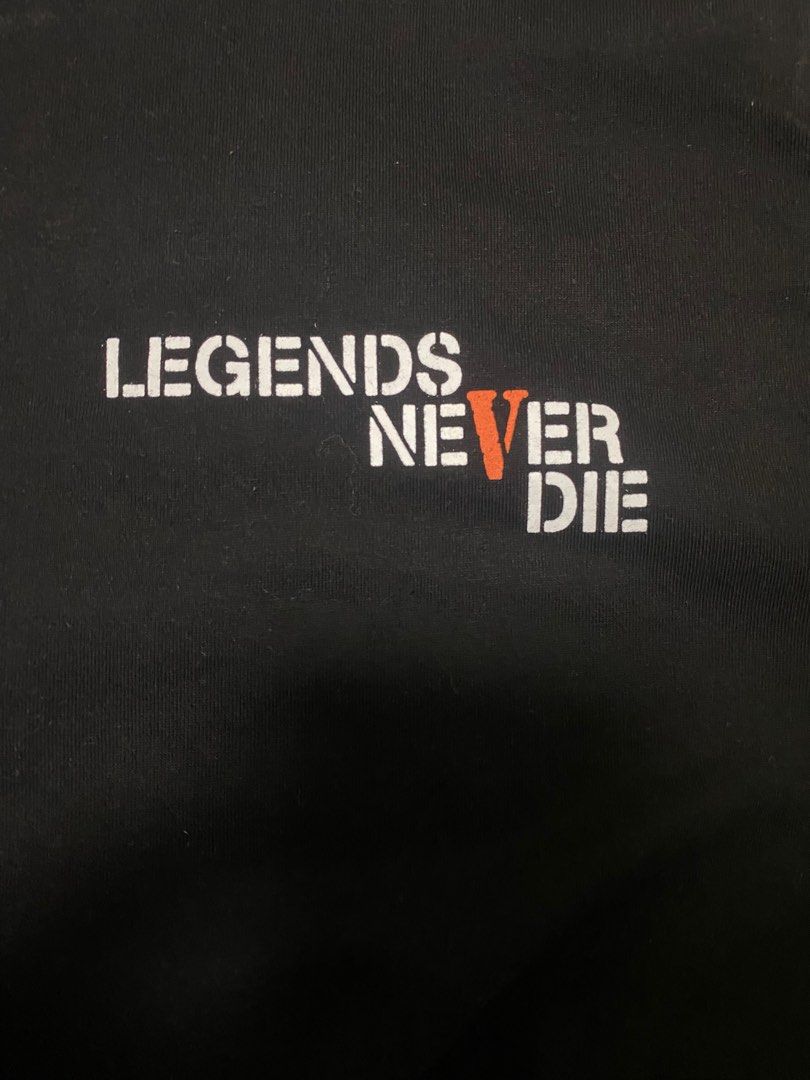 Vlone x Juice Wrld Legends Never Die, Men's Fashion, Tops & Sets ...