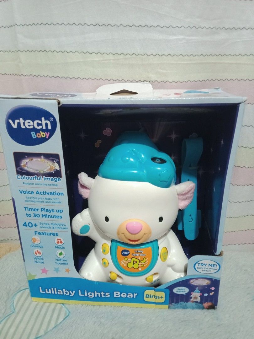 Vtech Baby Lullaby Lights Bear on Carousell