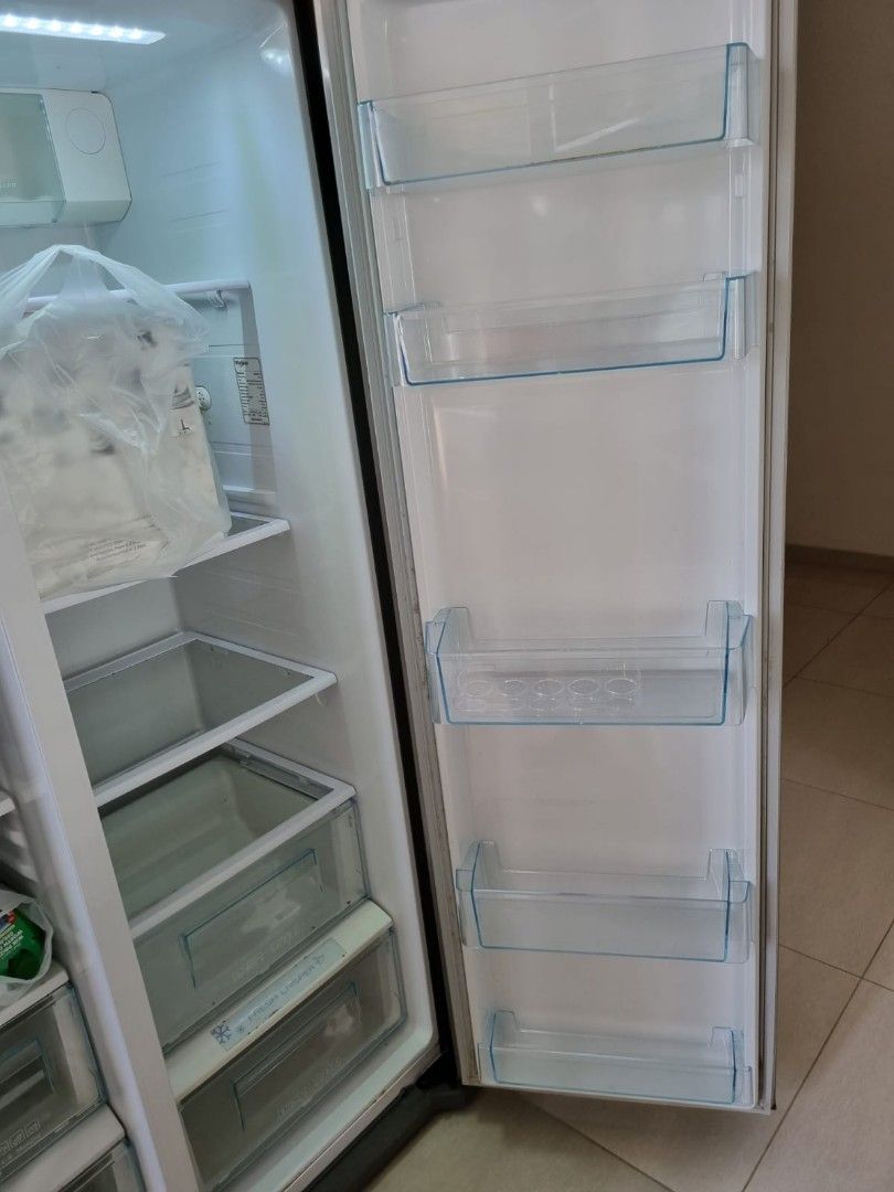Whirlpool Fridge Inverter Plus 622L 9S22 FNI IX Double Door Side by ...