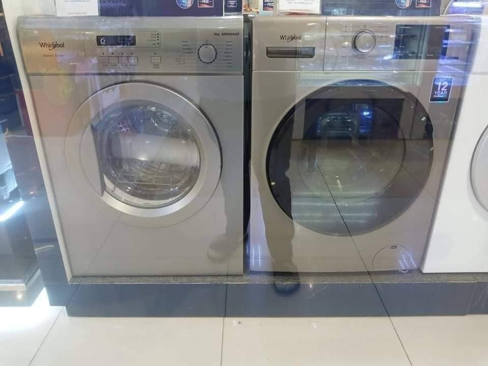 WHIRLPOOL FRONT LOAD FULLY AUTOMATIC WASHING MACHINE AND DRYER ...