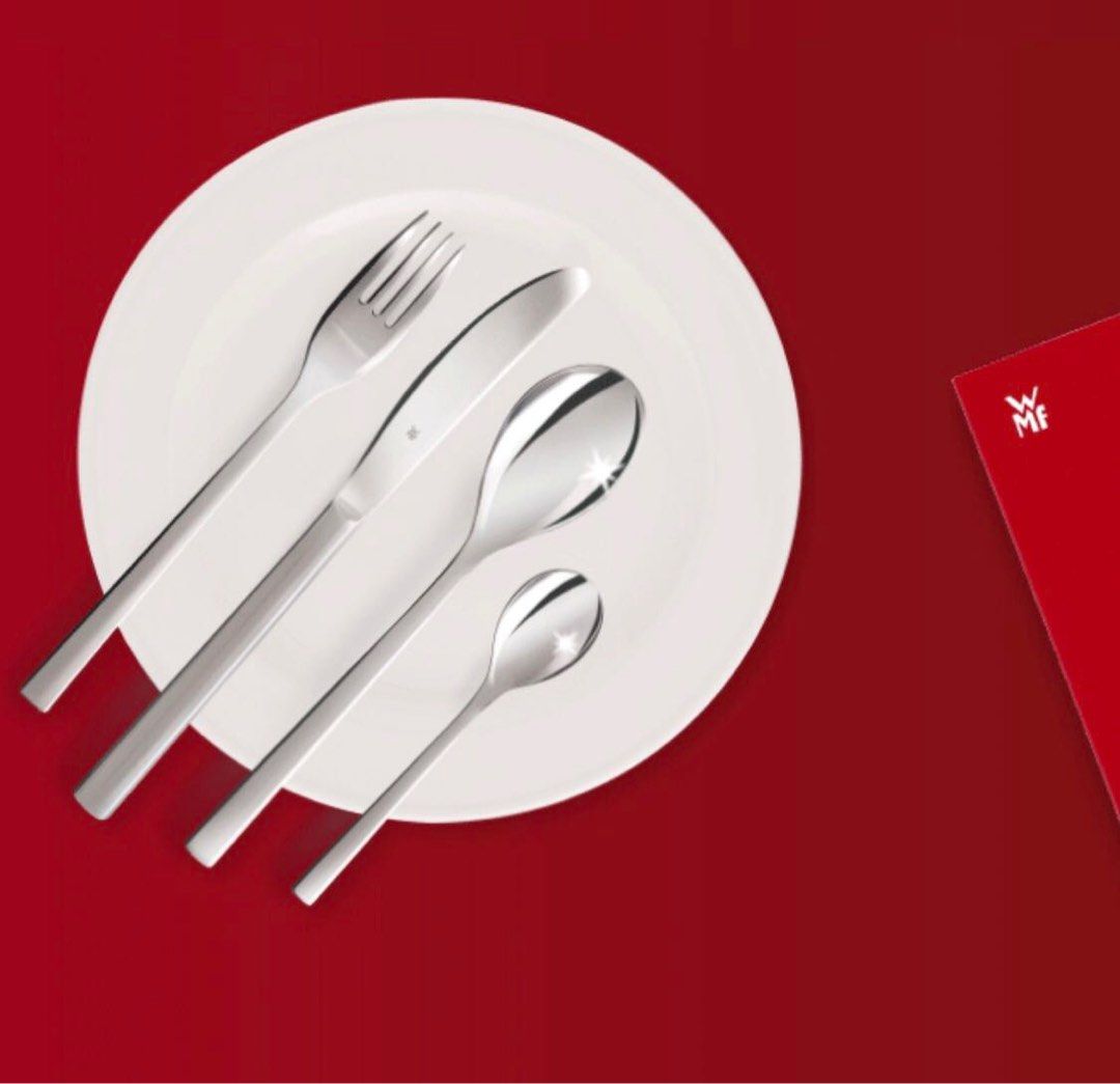 WMF East Cutlery 4 piece set, Furniture & Home Living, Kitchenware ...