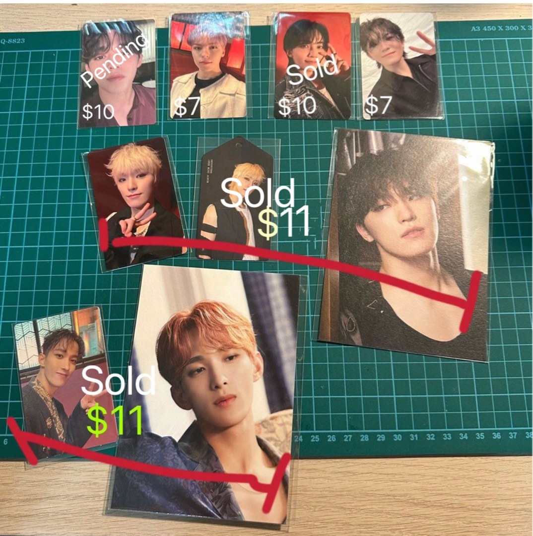 WTS seventeen fml Scoups Jeonghan Woozi DK Vernon Dino deluxe paper tag ...