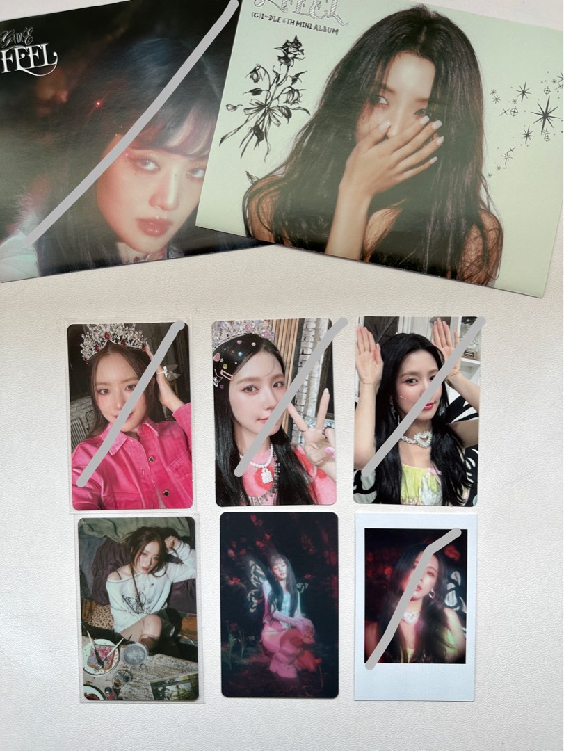 wts/wtt gidle i feel album pcs yuqi minnie miyeon shuhua soyeon, Hobbies & Toys, Memorabilia ...