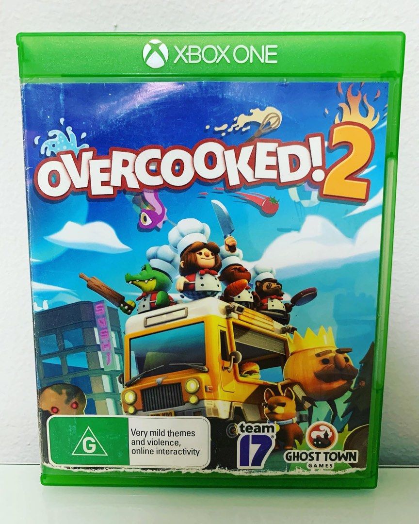 Xbox One Games Overcooked 2, Video Gaming, Video Games, Xbox on Carousell