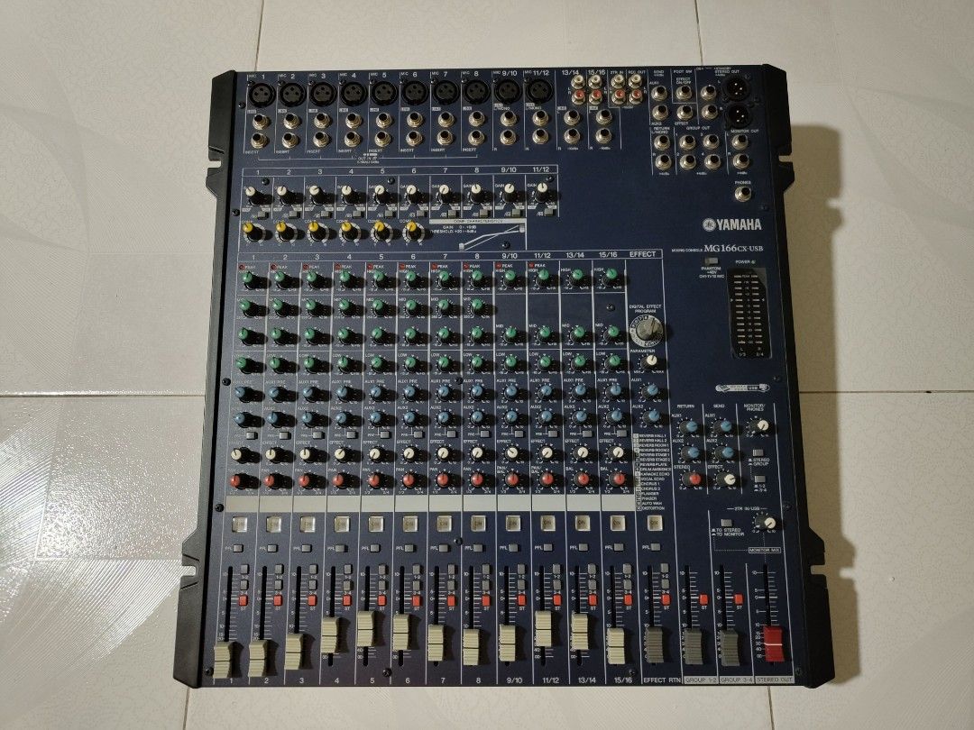 Yamaha MG166CX USB Mixer, Audio, Other Audio Equipment on Carousell