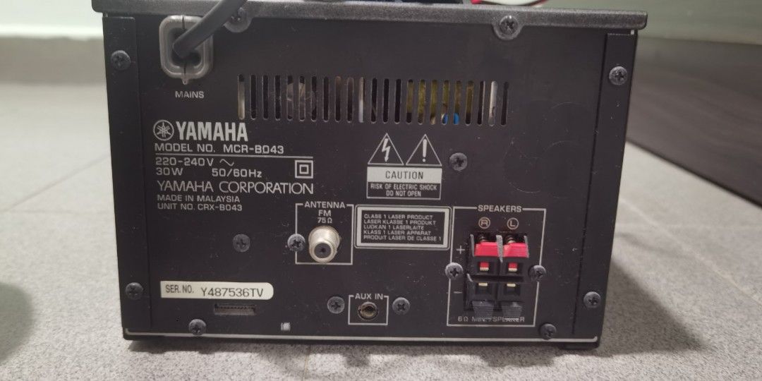 YAMAHA MICRO COMPONENT SYSTEM, Audio, Soundbars, Speakers & Amplifiers ...