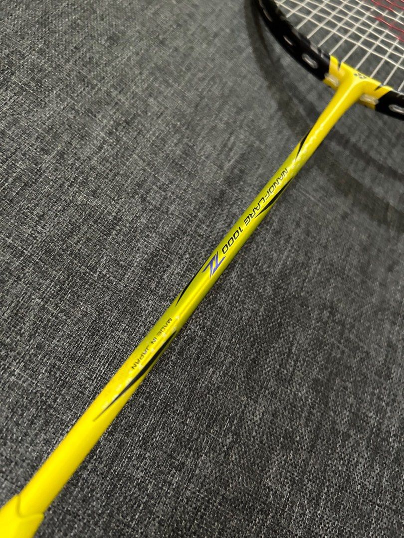 Yonex Badminton Racquet NANOFLARE 1000Z Original, Sports Equipment, Sports & Games, Racket ...