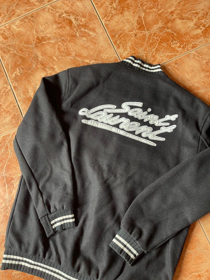 YSL Varsity Jacket, Men's Fashion, Coats, Jackets and Outerwear on ...
