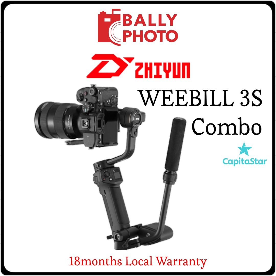 Zhiyun WEEBILL-3 S Handheld Gimbal Stabilizer Combo with Extendable ...