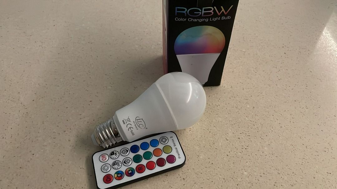 025) ILC RGB LED COLOR LAMP 10W E27 EDISON RGB LED LIGHT - DUAL MEMORY ...