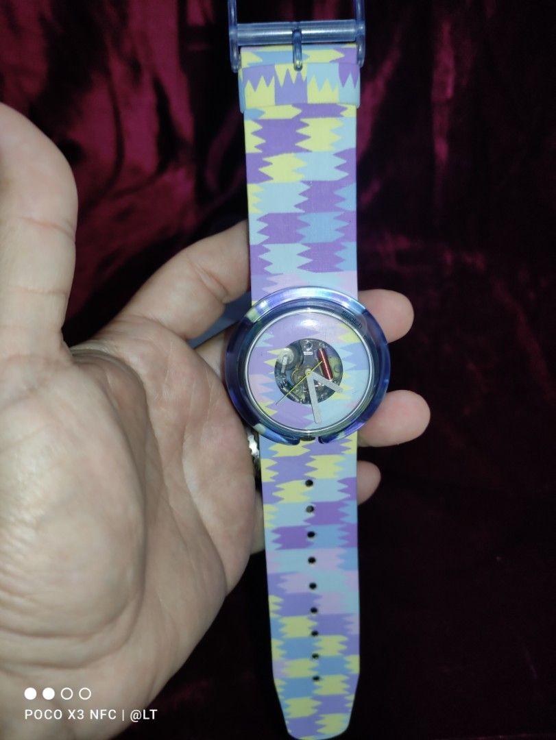 1991 Skeleton , Rare Hipster Funky Pop Swatch Watch 90s, Women's ...