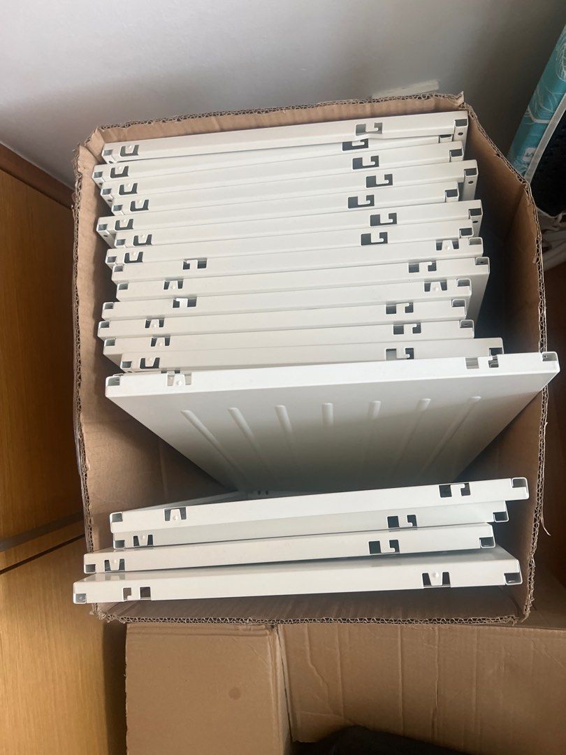 20 IKEA Boaxel shelves, Furniture & Home Living, Furniture, Shelves, Cabinets & Racks on Carousell