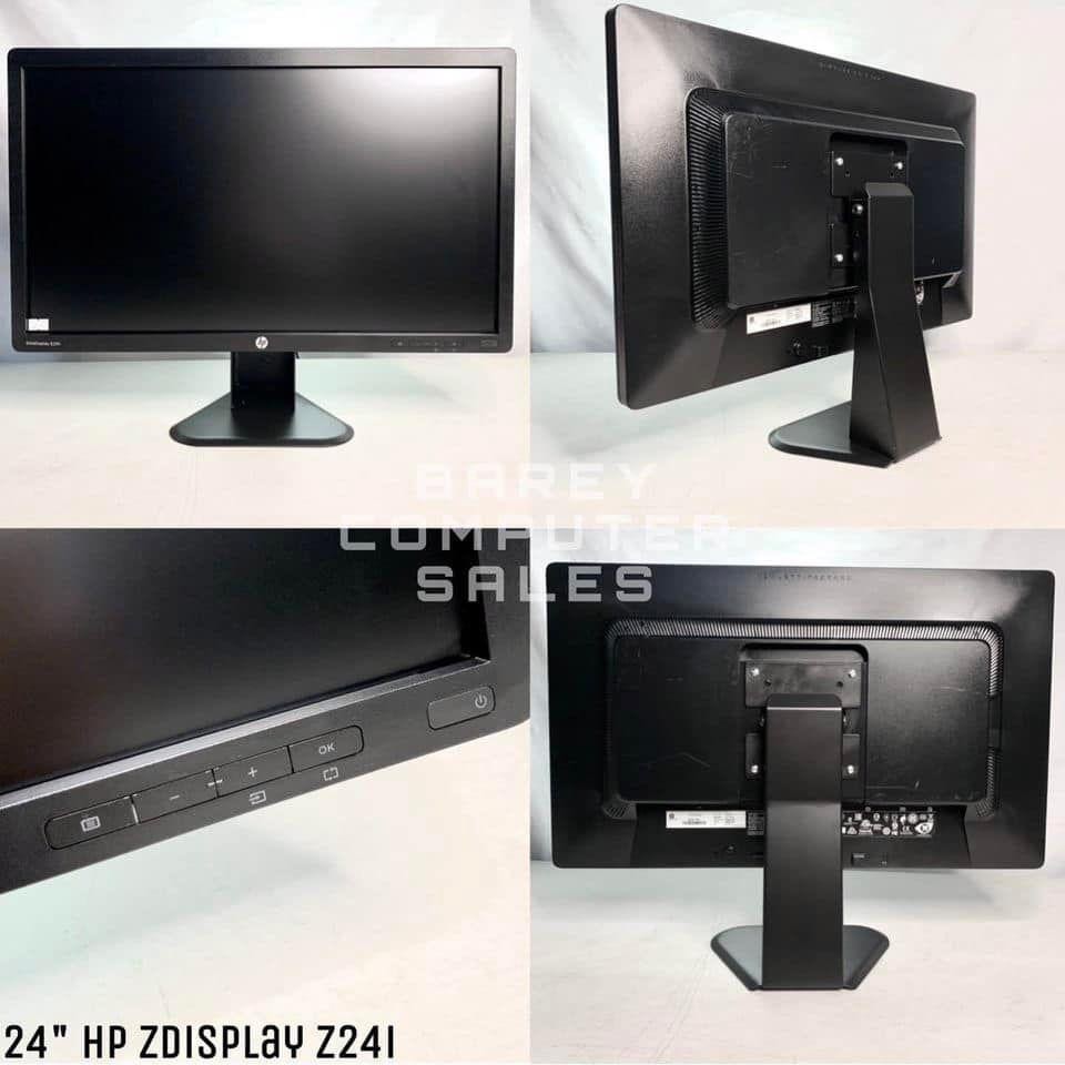 24" HP Z24i Ips LED Brand New Glossy Screen (1920 x 1080p) Computer ...
