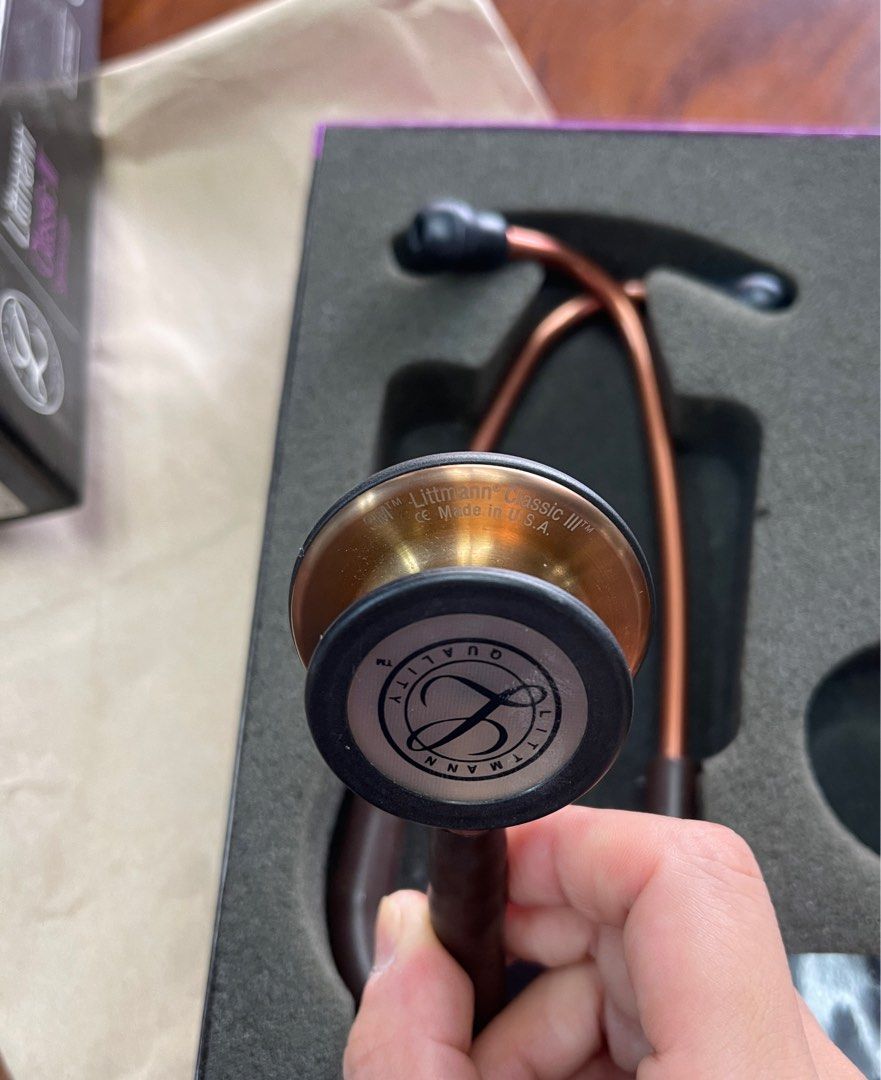 3M Littmann Classic III Monitoring Stethoscope Chocolate Copper 5809 on ...