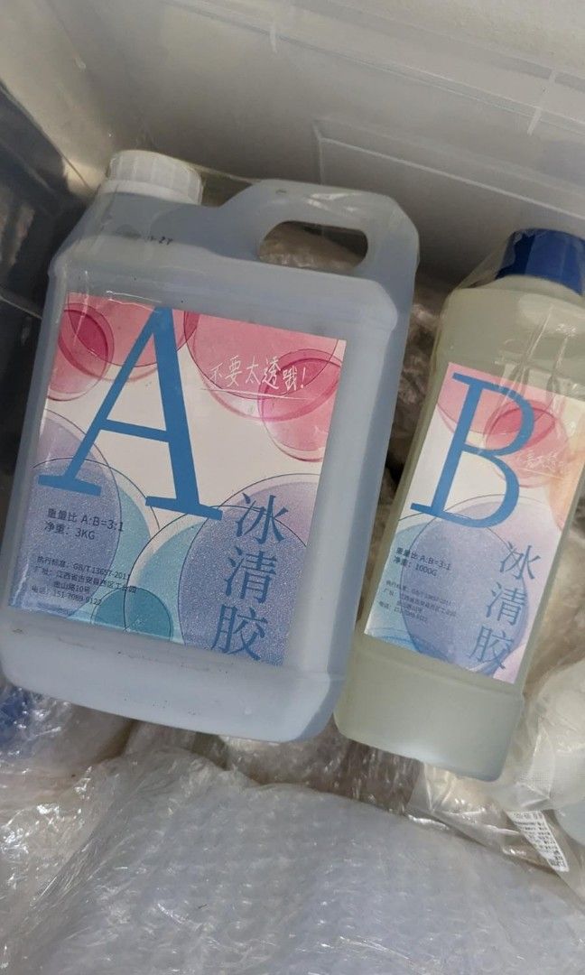 4kg Epoxy resin A:B 3:1, Hobbies & Toys, Stationery & Craft, Craft ...