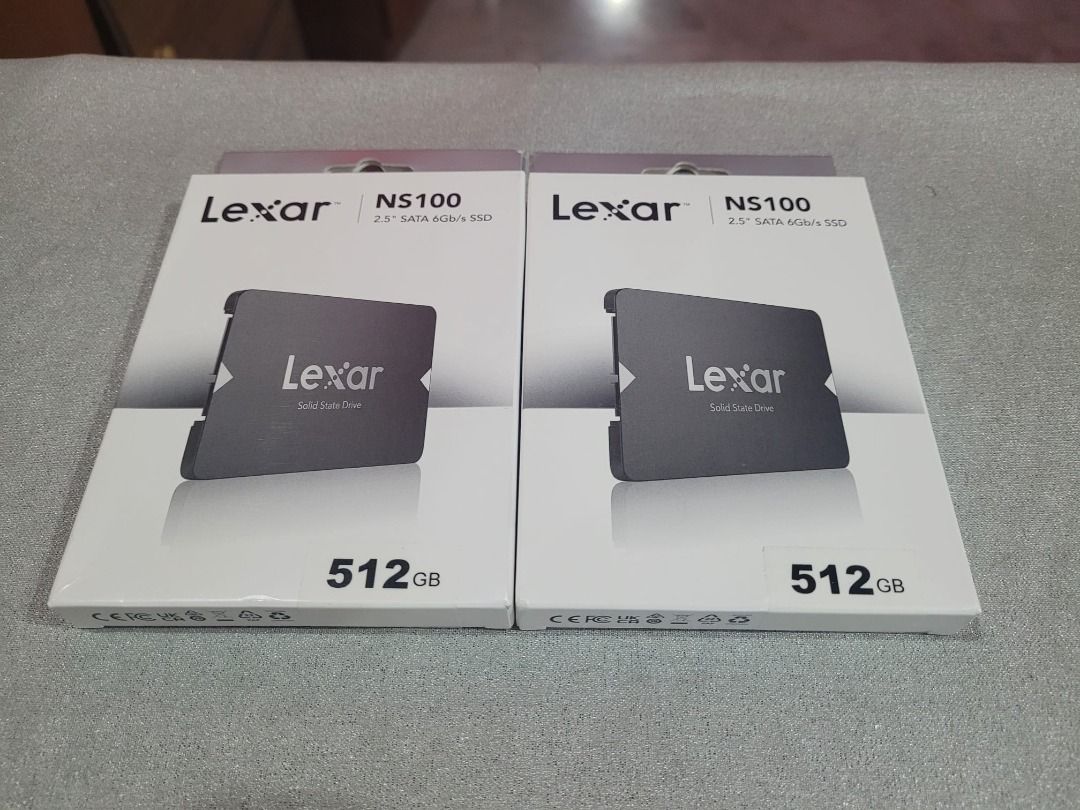 512GB Lexar NS100 2.5 inch SATA III SSD (6Gb/s) - Replacement for 250GB / 256GB / 500GB / 512GB ...