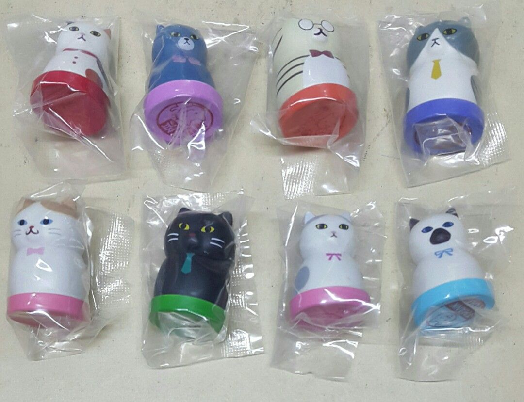 萬代 79269 南夢宮 貓咪印章 社長室編 扭蛋套裝 BANDAI NAMCO CAT STAMP DIRECTOR'S OFFICE ...