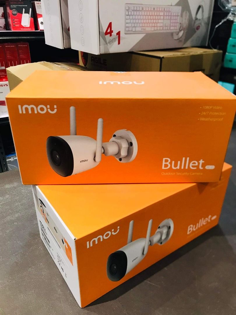 IMOU Bullet 2C-D 1080P FHD Outdoor WiFi Security Camera Home ...