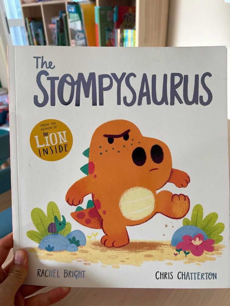 全新 Stompysaurus 恐龍情緒書 購自英國, 興趣及遊戲, 書本 & 文具, 小說 & 故事書 - Carousell