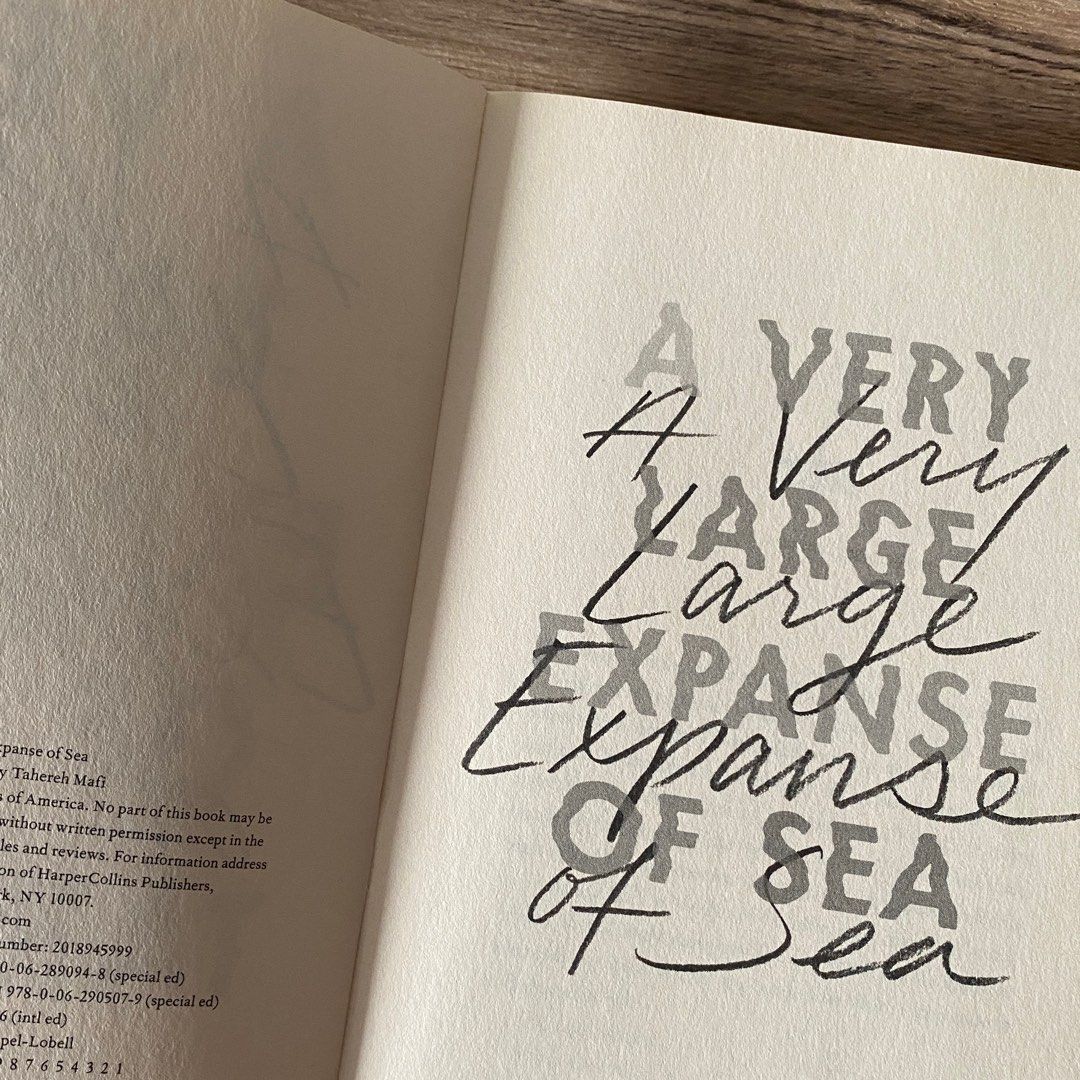 A Very Large Expanse of Sea by Tahereh Mafi, Hobbies & Toys, Books & Magazines, Fiction & Non ...