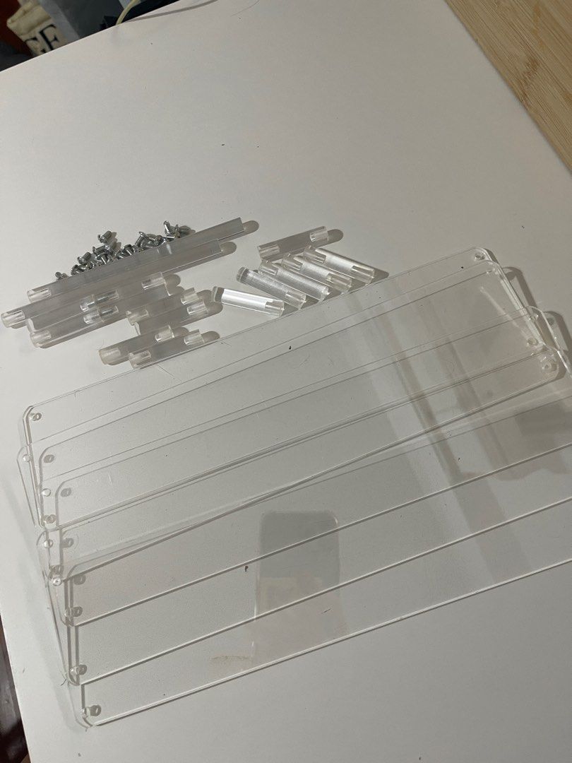 Acrylic detachable step rack 2layer & 3layer , Women's Fashion, Jewelry ...