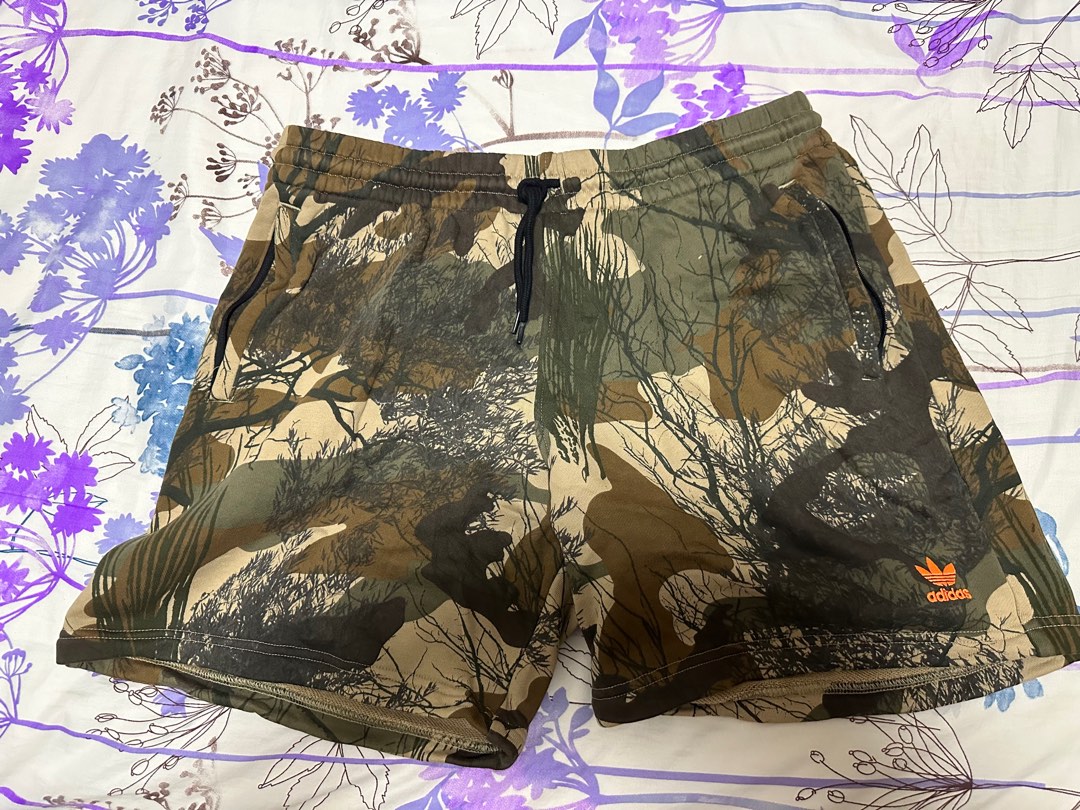 Adidas AOP Camo Shorts, Women's Fashion, Bottoms, Shorts on Carousell