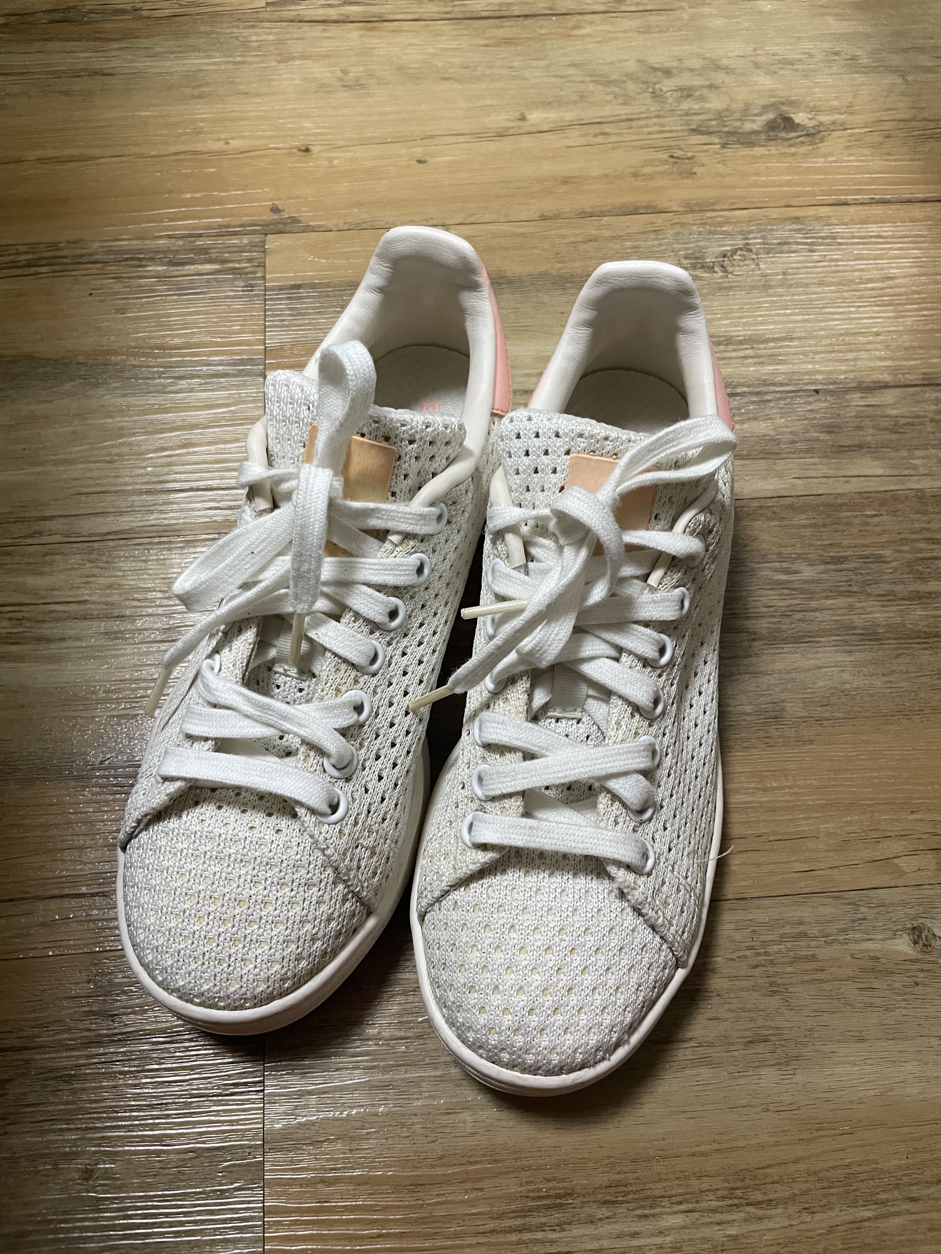 Adidas mesh sneakers in white on Carousell