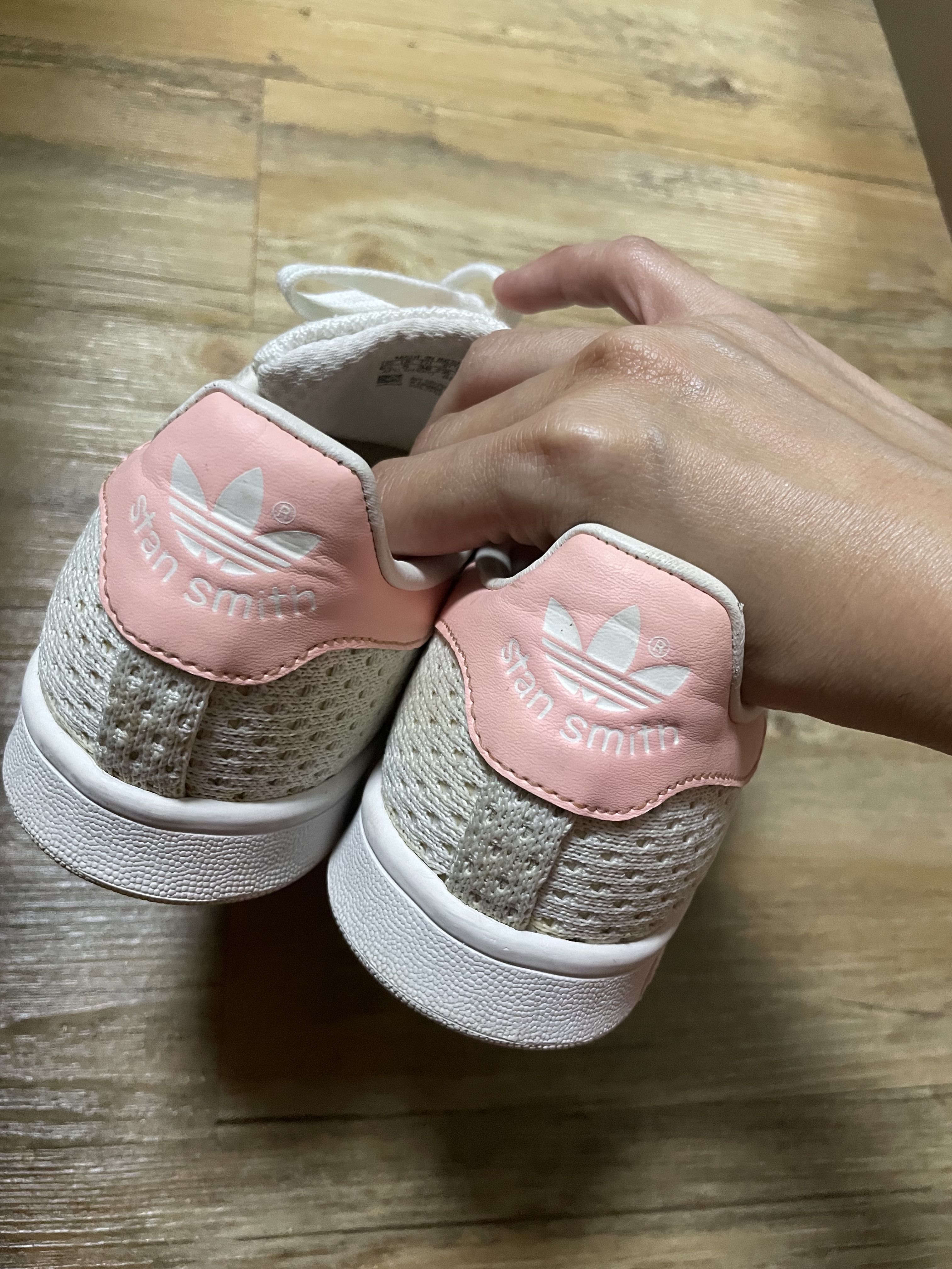 Adidas mesh sneakers in white on Carousell