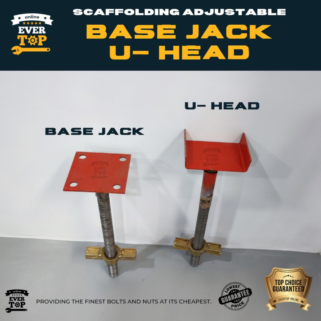 ADJUSTABLE BASE JACK UHEAD, Commercial & Industrial, Construction Tools ...