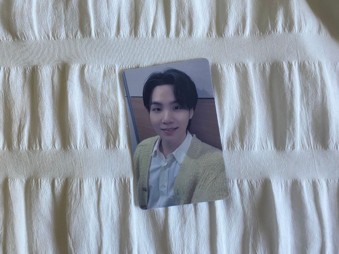 Agust D | Suga Album Lucky Draw Unreleased PVC Photocard from D-DAY in ...