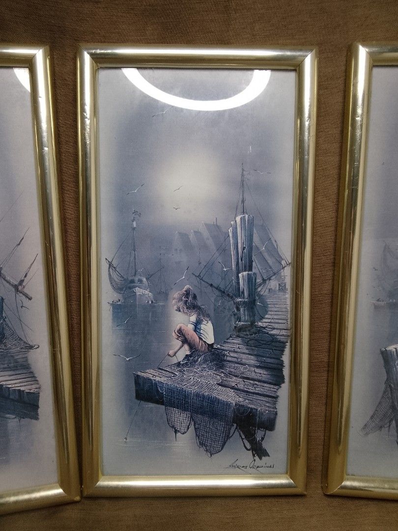 Andres Orpinas Vintage Art Print 4 photo frames on Carousell