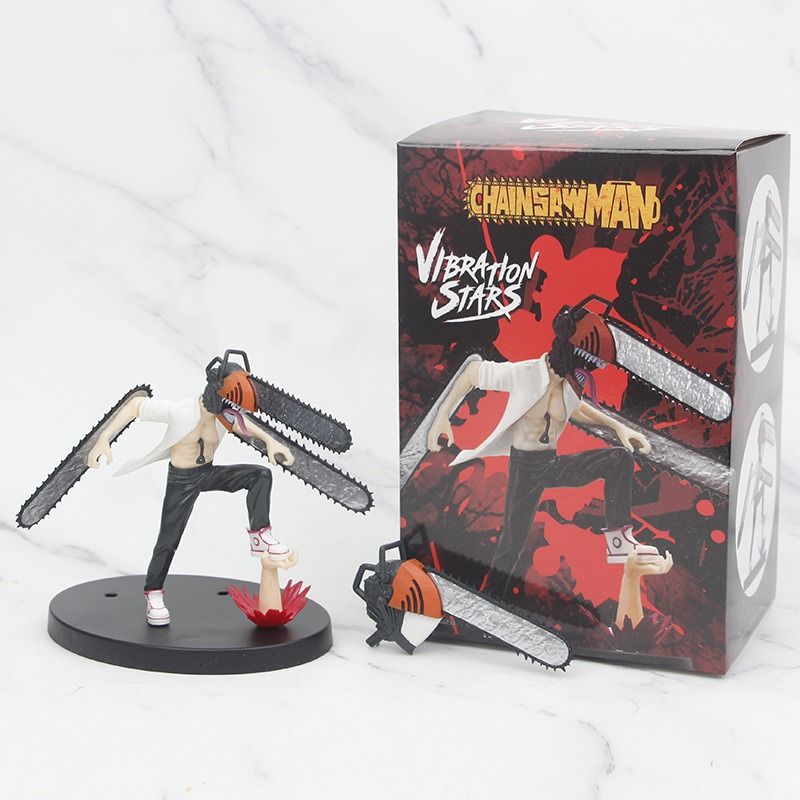 Anime Chainsaw Man Denji Action Figure 14cm Pvc Vibration Stars ...
