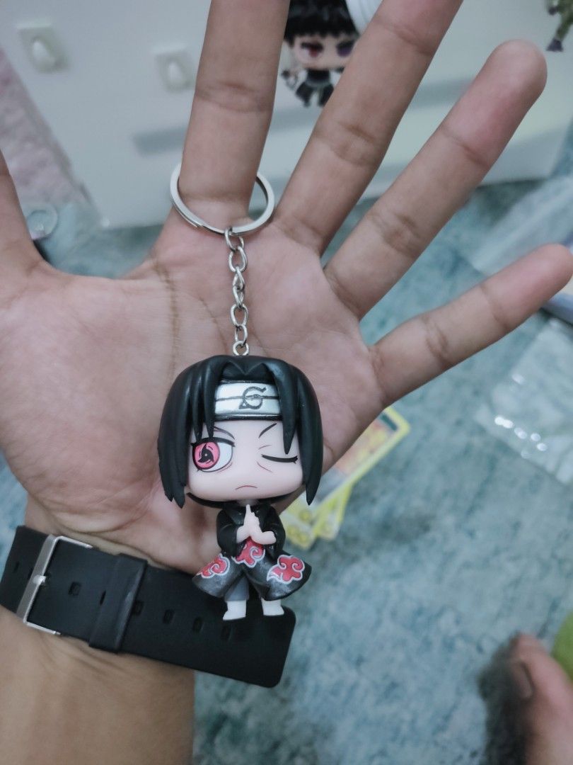 Anime Naruto keychain Sakura,Itachi & obito, Hobbies & Toys, Toys ...