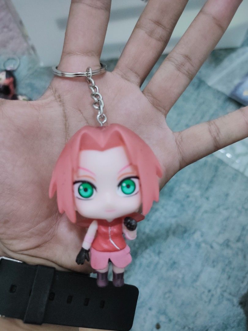Anime Naruto keychain Sakura,Itachi & obito, Hobbies & Toys, Toys ...