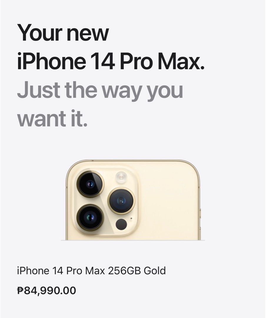 APPLE iPhone 14 Pro Max, Gold, 256GB on Carousell