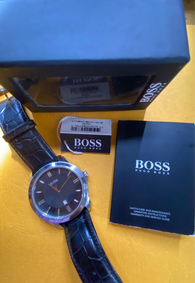 Authentic jam tangan hugo boss watch original preloved , order & detail ...
