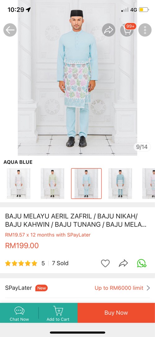 BAJU MELAYU AERIL ZAFRIL HIJABISTAHUB, Men's Fashion, Muslim Wear, Baju ...