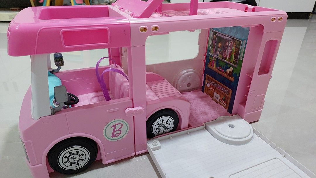 Barbie Camper Van, Hobbies & Toys, Toys & Games on Carousell