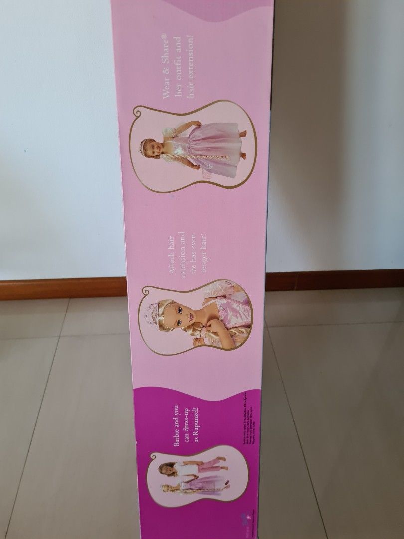 Mattel My Size Doll Barbie as Rapunzel, Hobbies & Toys, Toys & Games on ...