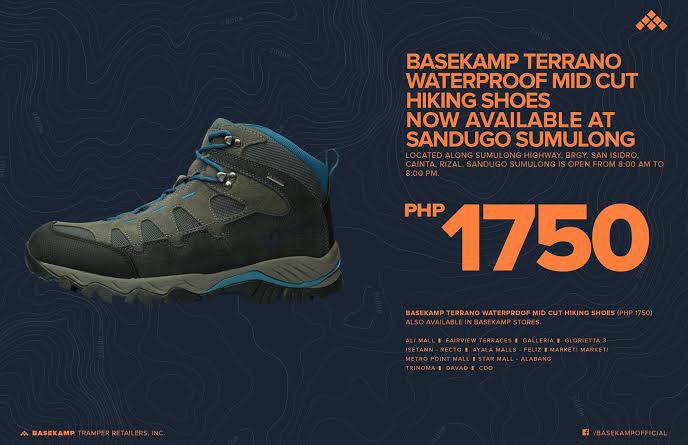 Basekamp Terrano Hiking Shoes on Carousell