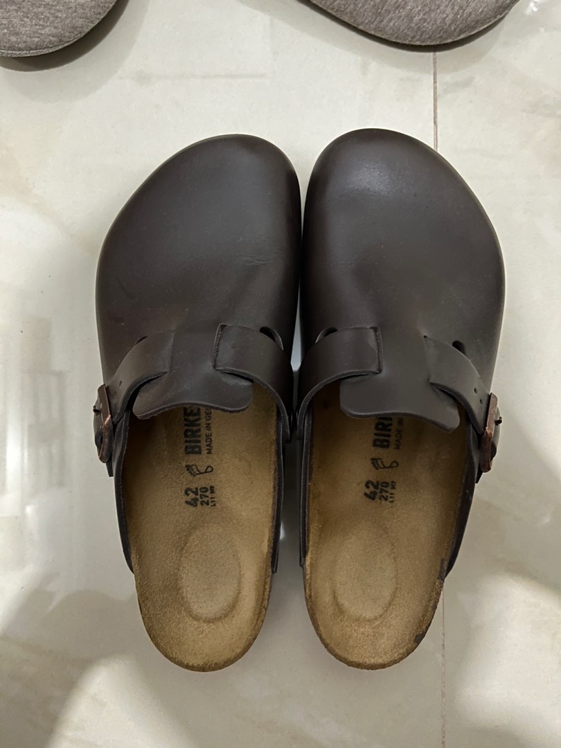 Birkenstock Boston Clogs, Men's Fashion, Footwear, Slippers & Slides on ...