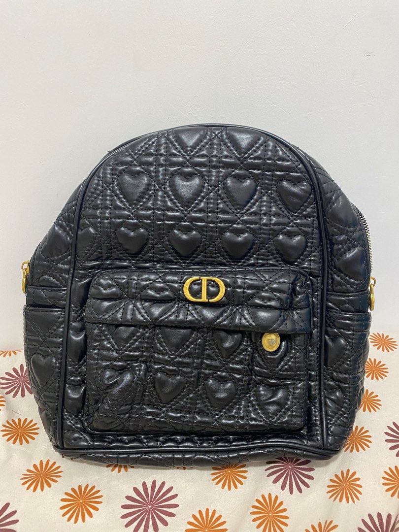 Black Christian Dior Backpack on Carousell