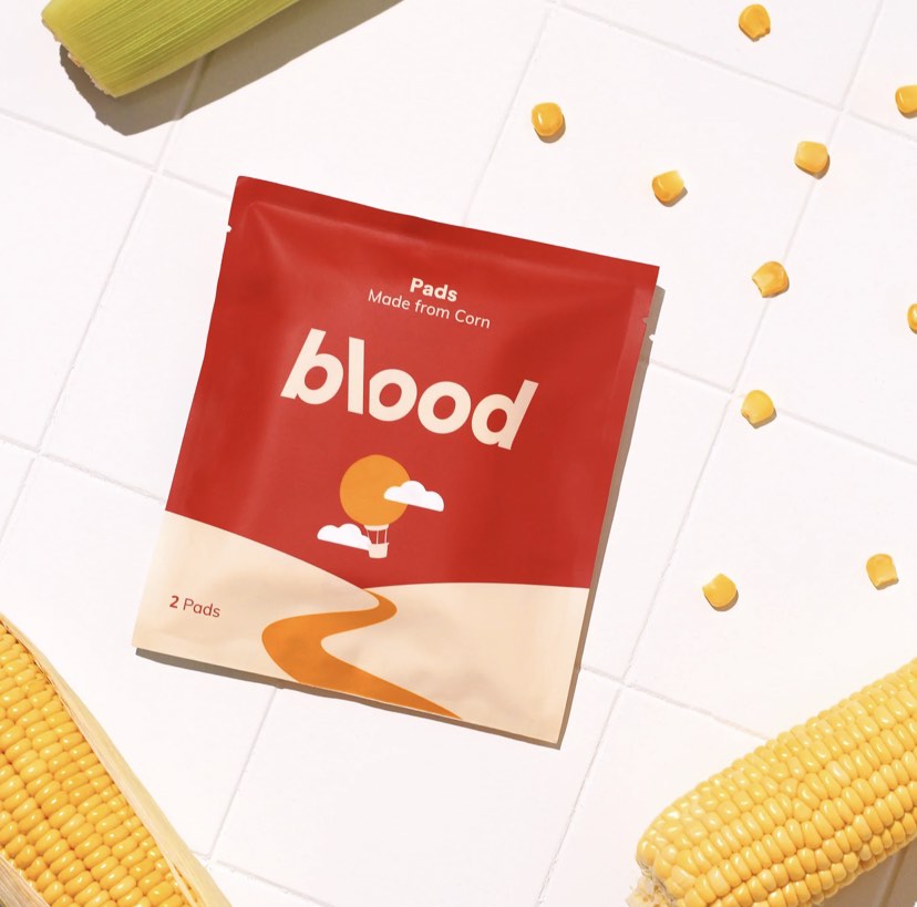 Blood Sanitary Pad made from 100% corn, Beauty & Personal Care ...