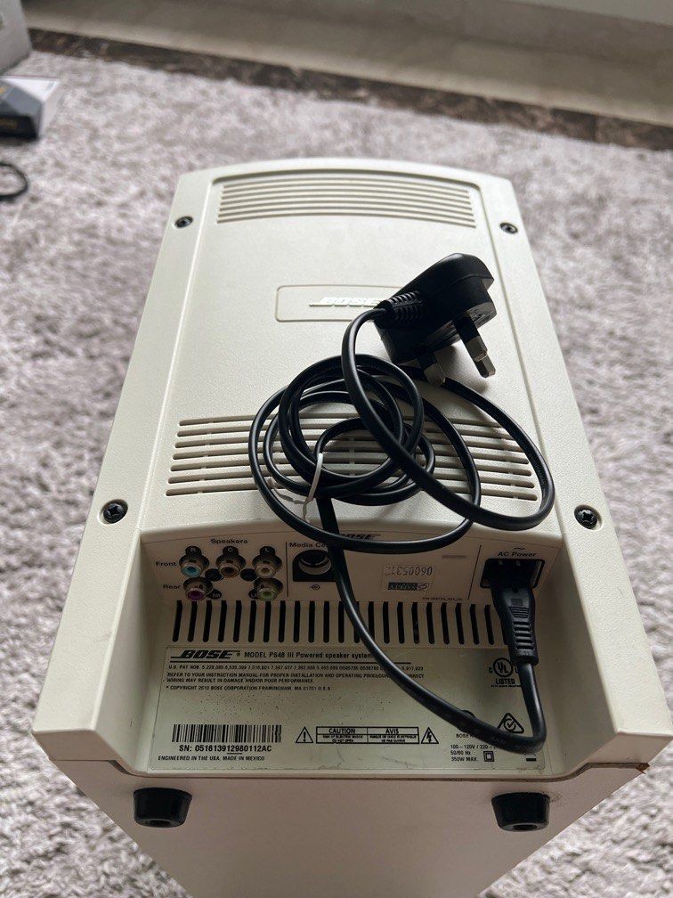 BOSE Lifestyle V35 (rare white), Audio, Soundbars, Speakers ...