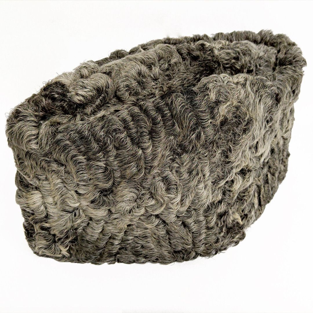 Brand New KARAKUL JINNAH PERSIAN LAMB broadtail KUFI FUR SHEEP HAT ...