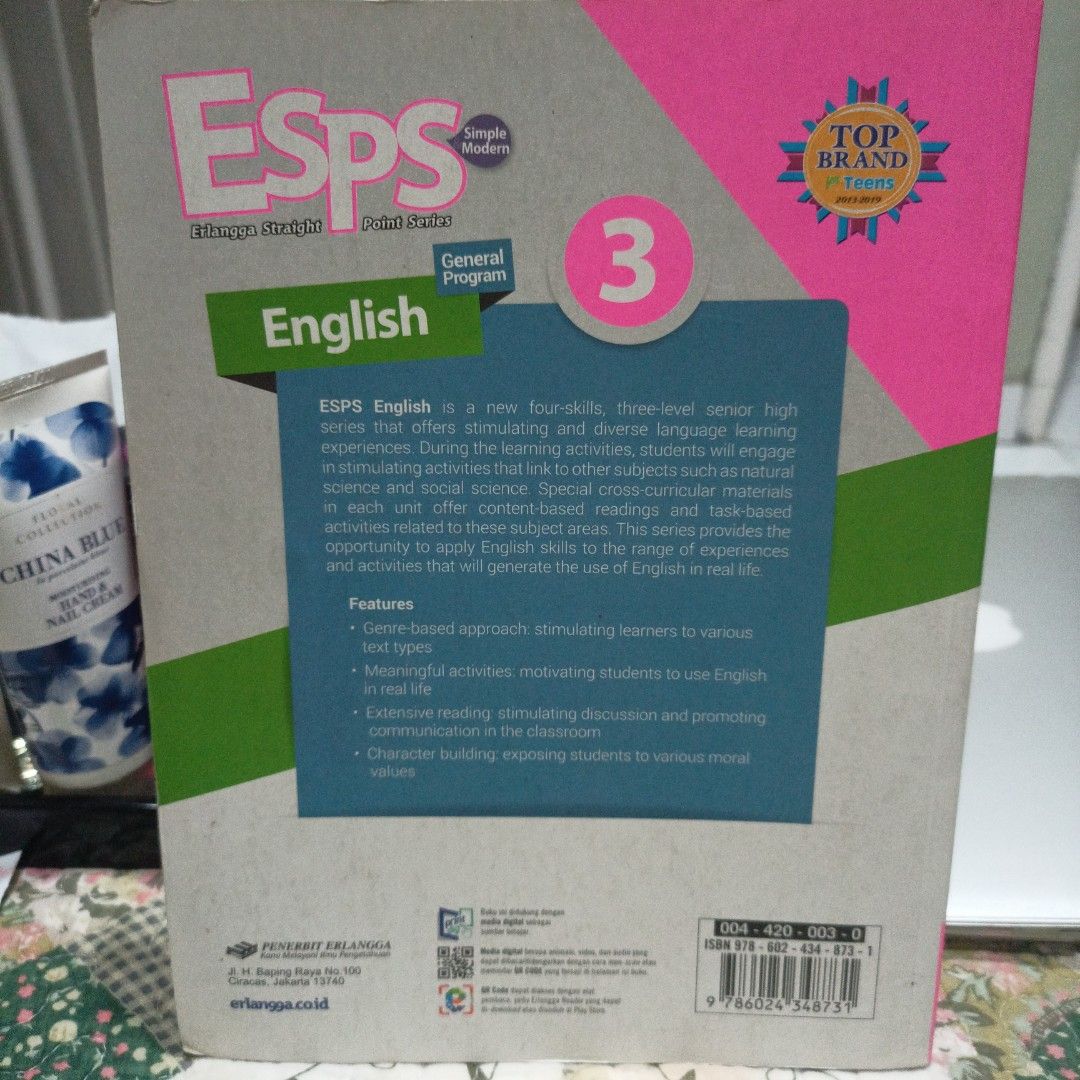 Buku ESPS English SMA kelas 12 (second), Buku & Alat Tulis, Buku Pelajaran di Carousell