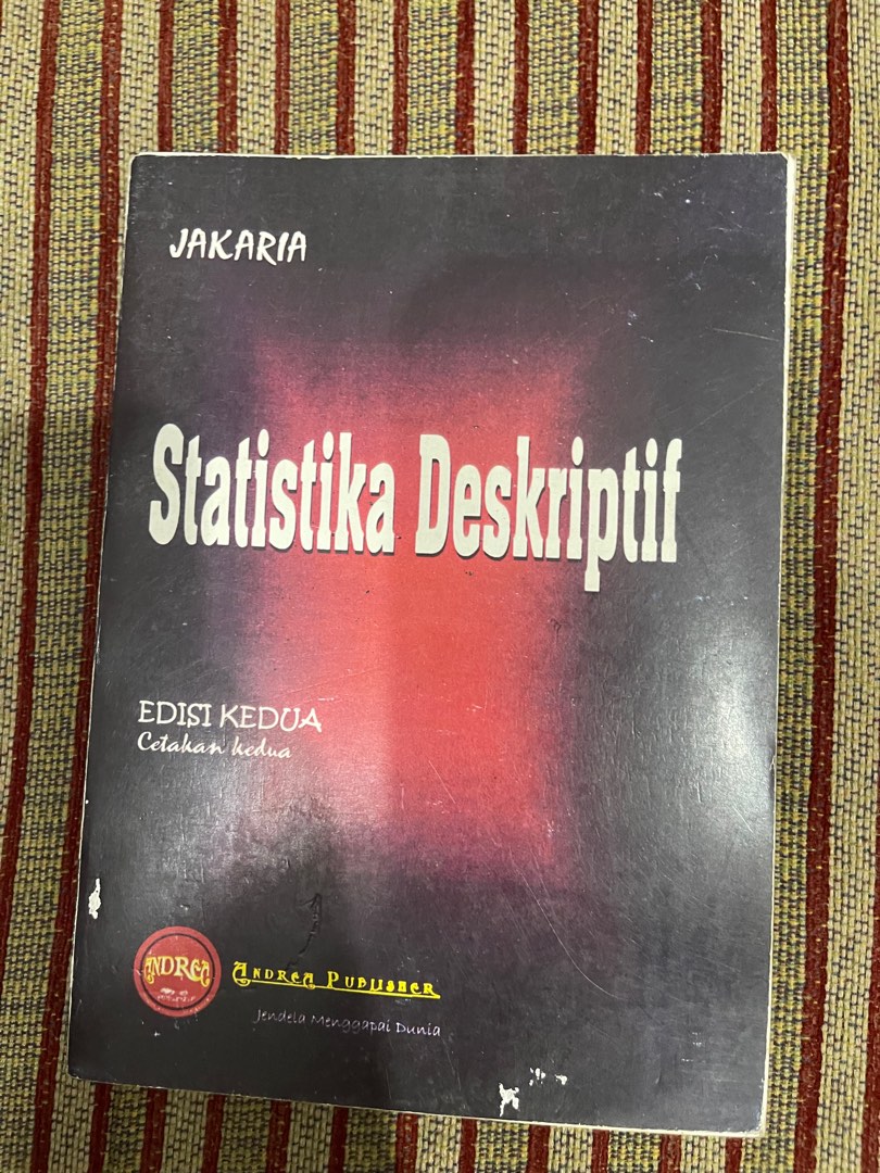 Buku statistika deskriptif, Buku & Alat Tulis, Buku Pelajaran di Carousell