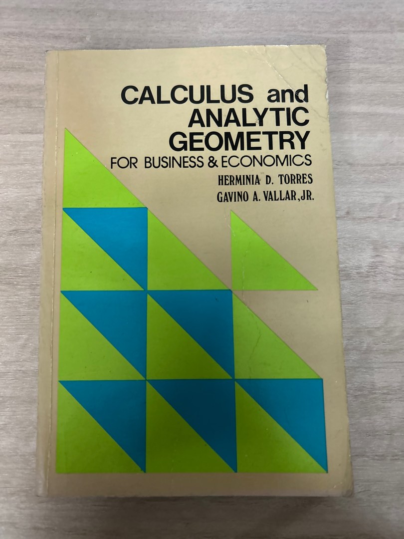 Calculus and Geometry for Business and Economic, Hobbies & Toys, Books ...
