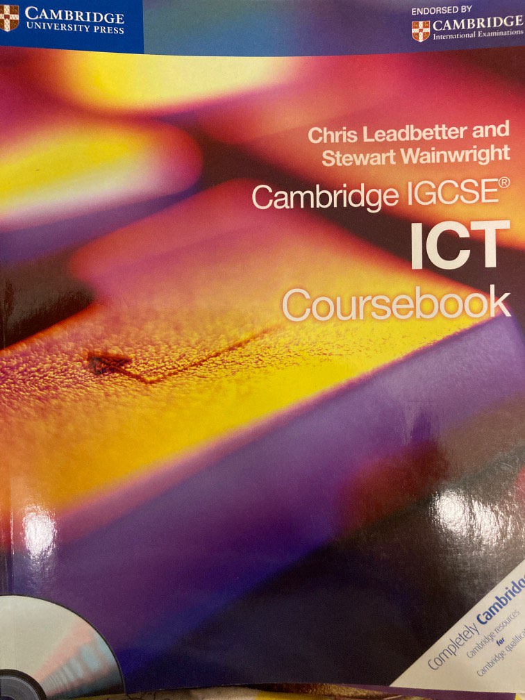 Cambridge IGCSE ICT Coursebook, 興趣及遊戲, 書本 & 文具, 教科書 - Carousell