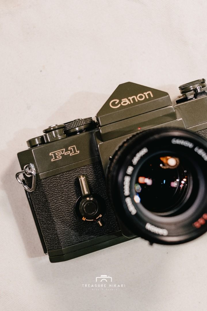 Canon F-1 Olive Drab 全球限量2002部, 攝影器材, 相機 - Carousell